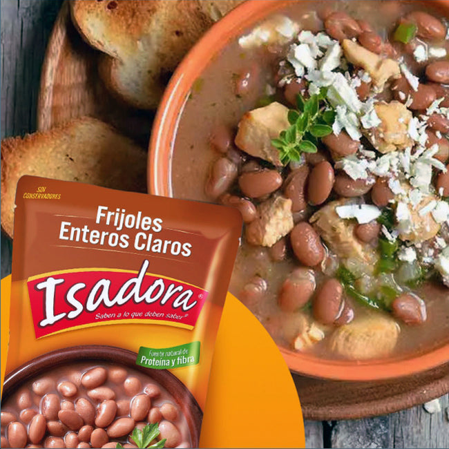 Frijoles Claros Enteros Isadora 454 G Pouch MEXLATIN frijoles-claros-enteros-isadora-454-g-pouch-mexlatin